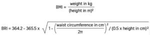 体丸み指数（body roundness index；BRI） | 薬理学などなどなど。