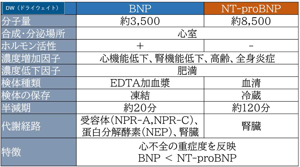 心不全の診断や管理では、BNPとNT-proBNPのどちらが有用? | 薬理学などなどなど。